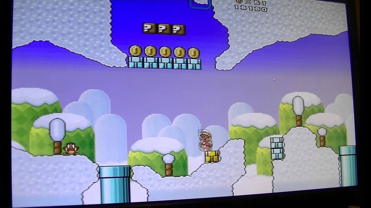Super Mario Bros. X - Level 2: White Savage Zone - YouTube