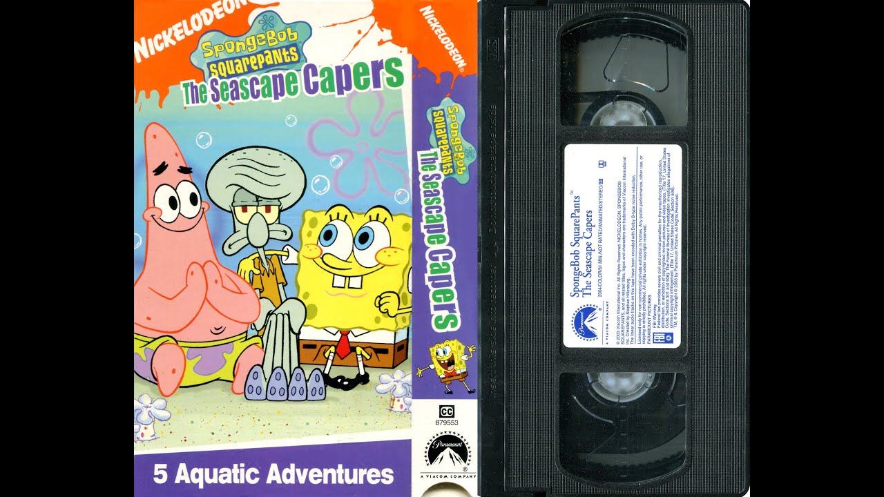 Spongebob Squarepants An Muirdhreach Capers Vhs Opening To SpongeBob