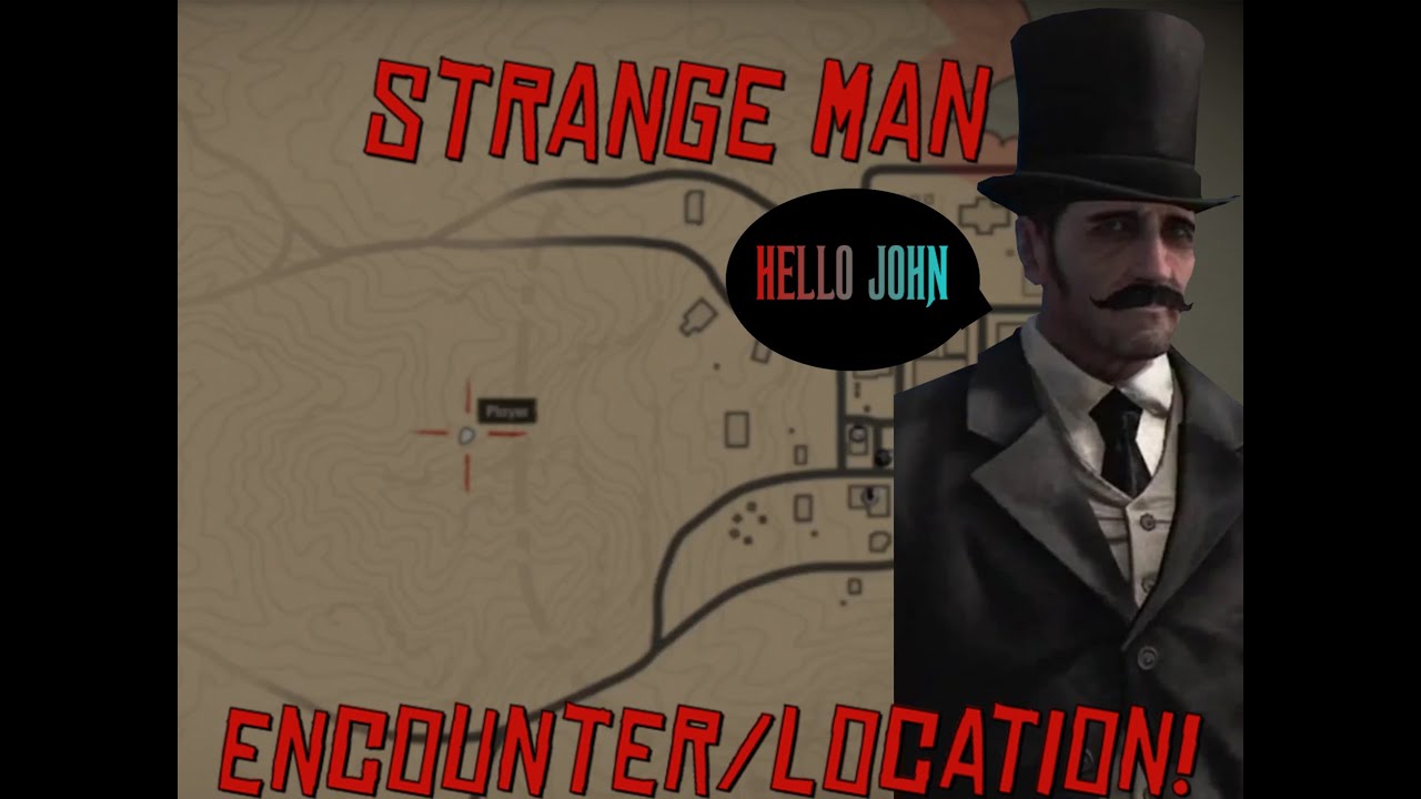 Strange Man ENCOUNTER/LOCATION (Secretly Watching...) - RDR2 - YouTube