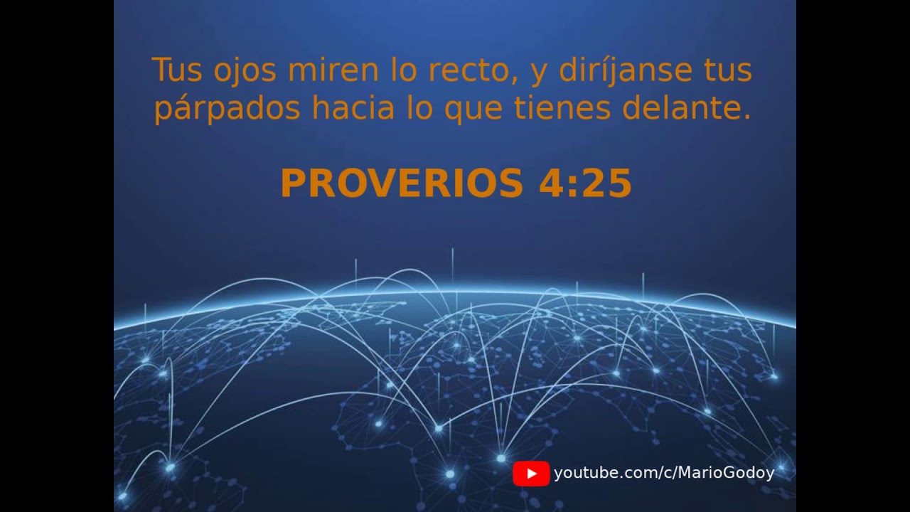 PROVERBIOS 4:25 - YouTube