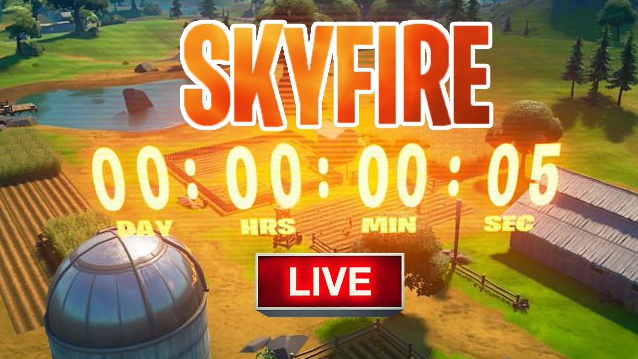New Fortnite Event OPERATION SKYFIRE - YouTube