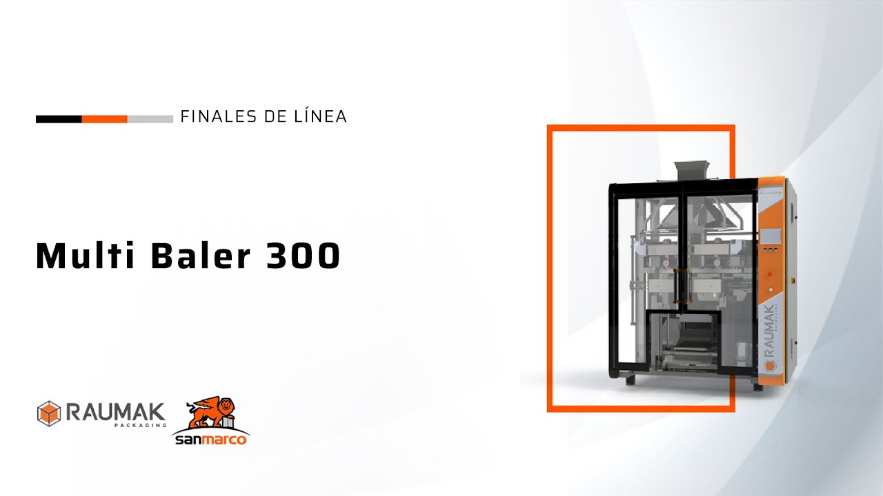 Enfardadora Multi Baler 300 | Raumak Packaging - YouTube