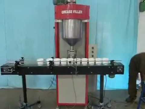 Online Grease Filling Machine - YouTube