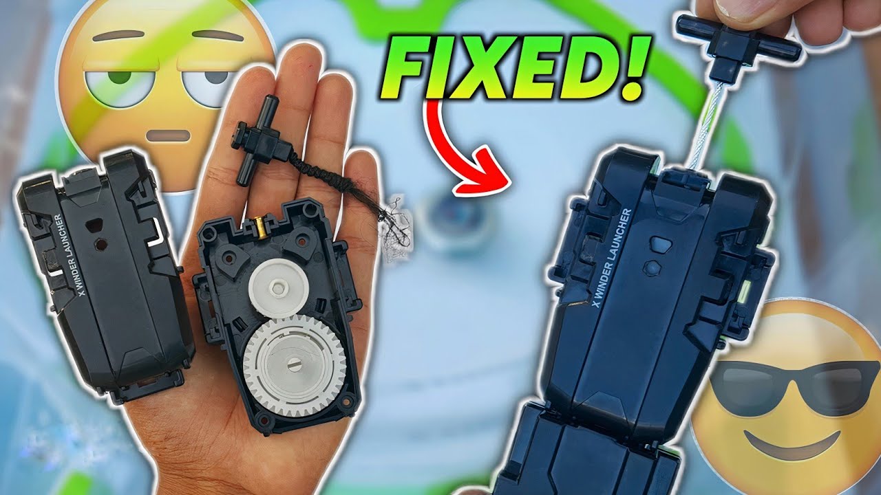 How to Fix BROKEN Beyblade X String Launcher at Home ⚙ - YouTube