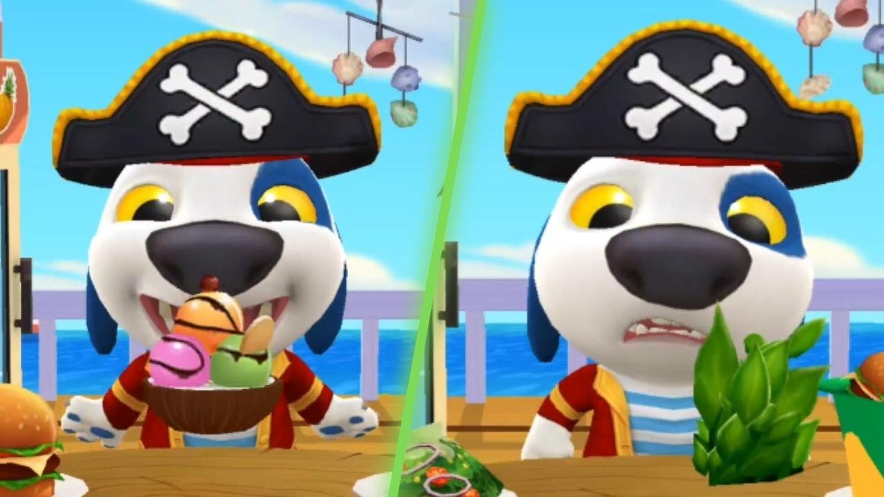 My Talking Hank PIRATE Hank Eating and More - Funny Things - YouTube