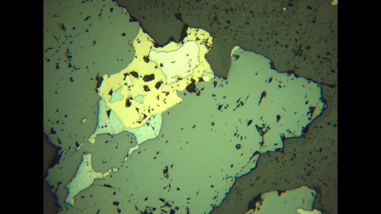 Sphalerite || ore microscope || Geology || - YouTube