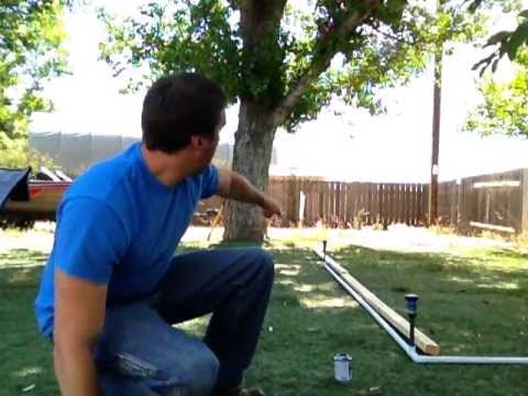 Building a PVC Pipe Grid - YouTube