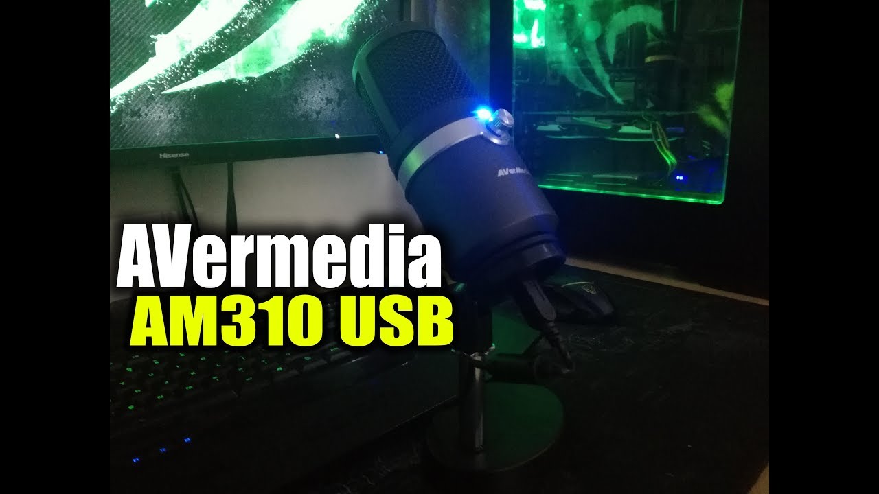 Got My AVermedia AM310 USB Microphone Unboxing / Review - Audio Test ...