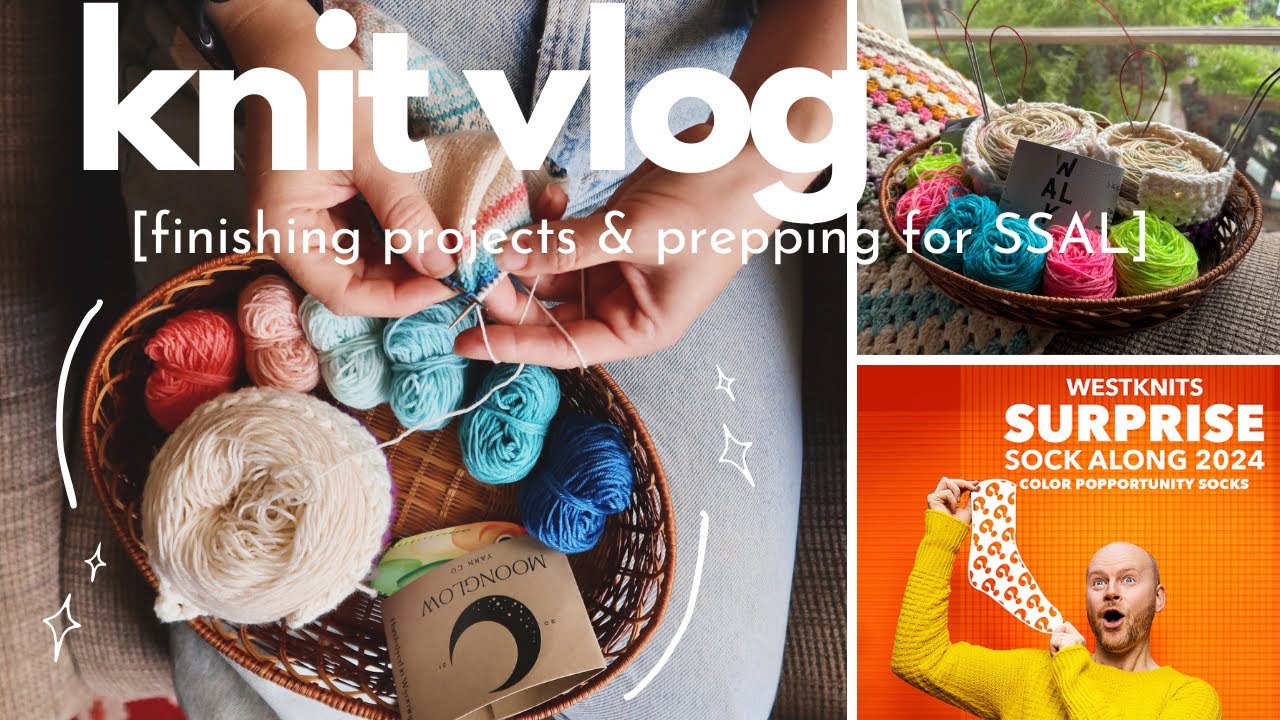 Prep Vlog for Westknits Surprise Sock Along 2024 Color Popportunity ...