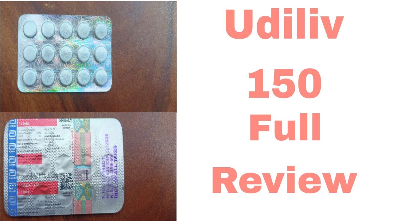 Udiliv 150mg tablet use in hindi/Dose/Benefits/Side effects/Price # ...