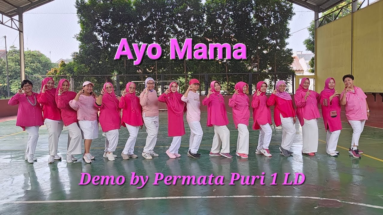Ayo Mama Line Dance (Kristinawati) by Permata Puri 1 LD - YouTube