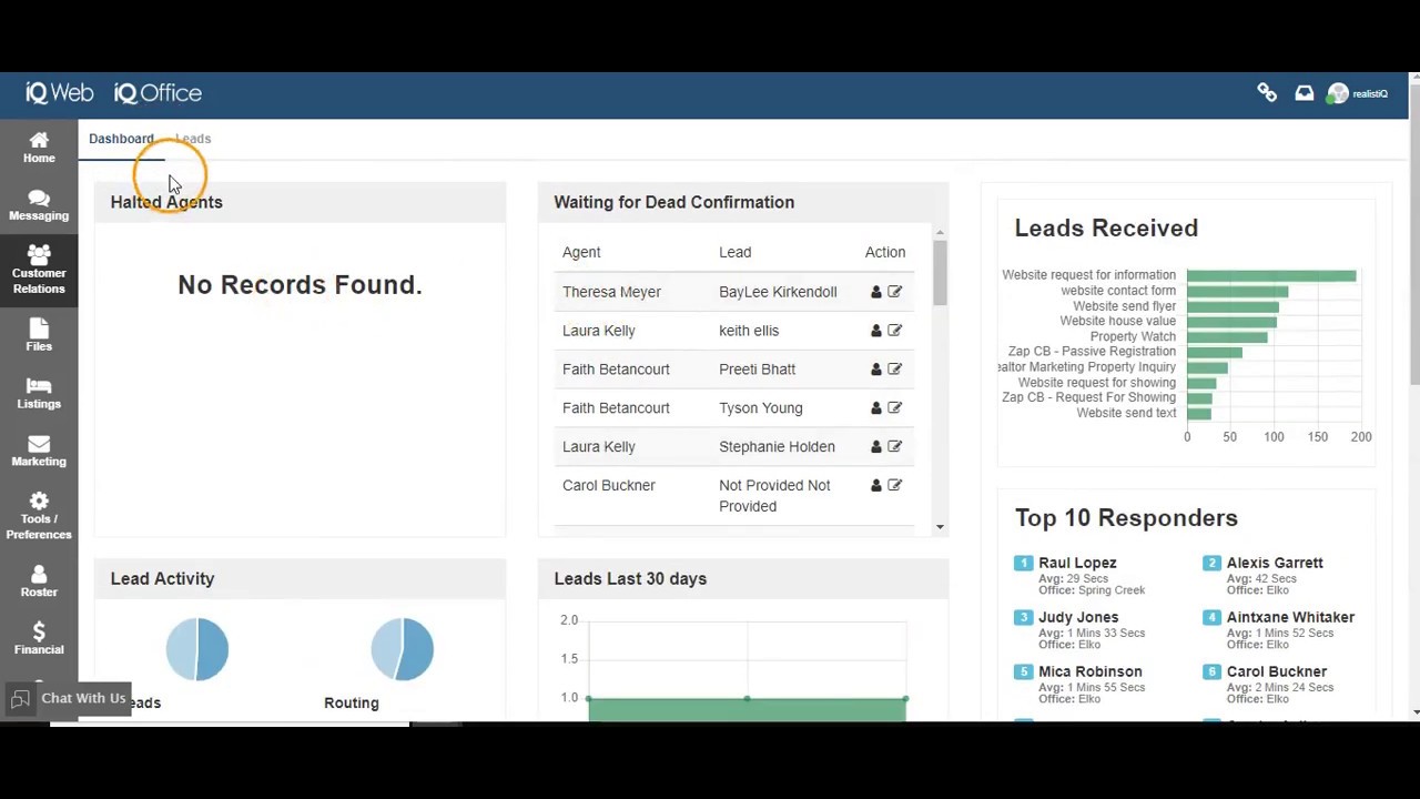 How to view your lead management settings-ADMIN - YouTube