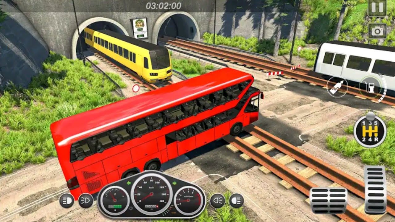 Bus Game - Most Dangerous Off-road || Bus accident video || Off-road ...