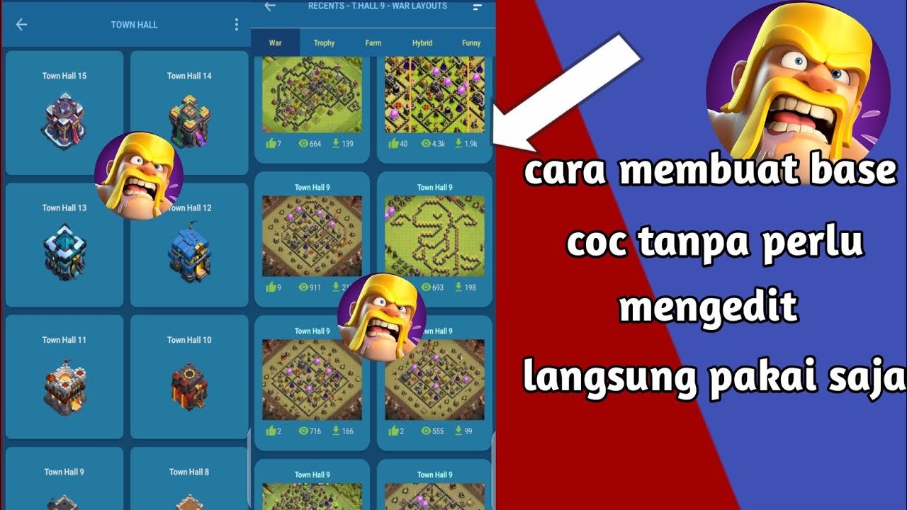 cara membuat base coc tanpa harus ribet mengedit tinggal copy saja ...