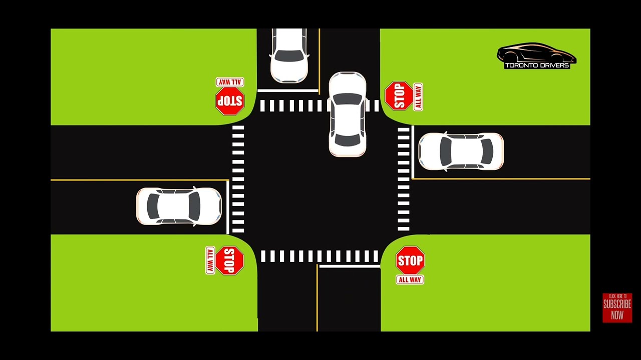 4 WAY STOPS - YouTube