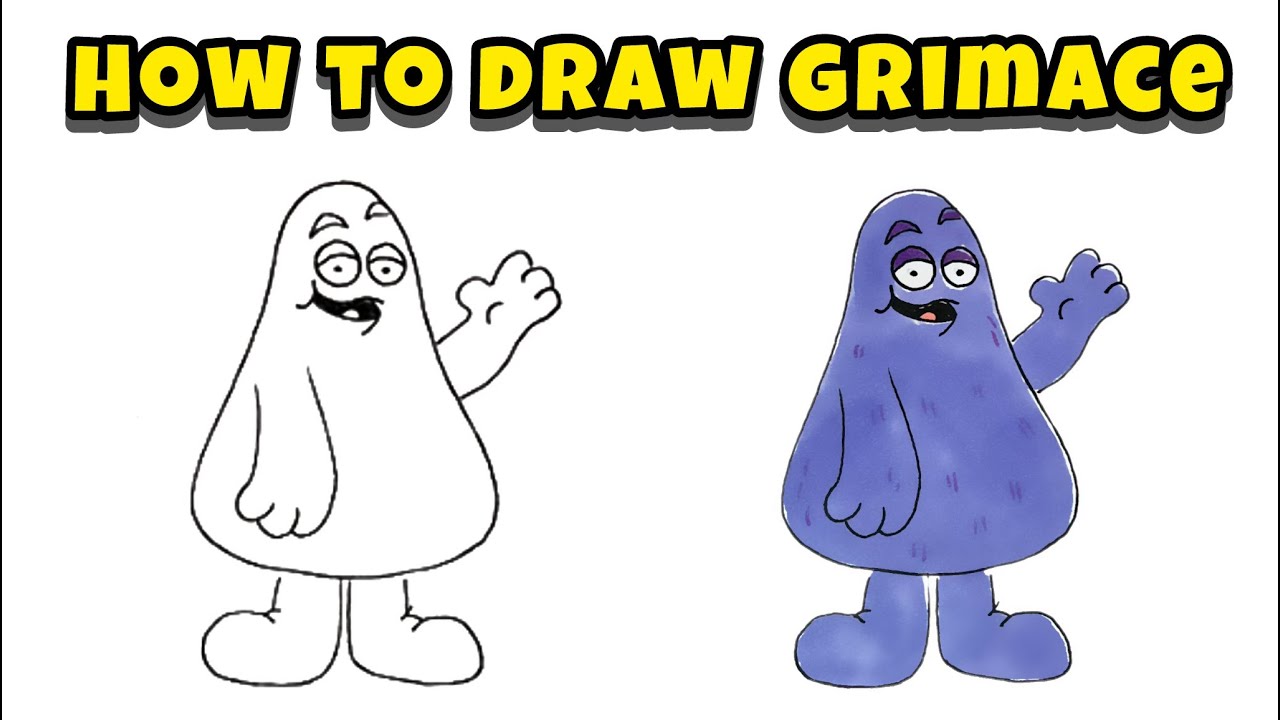 Guide: How to Draw Grimace – Watch and Create McDonaldland's Mascot ...