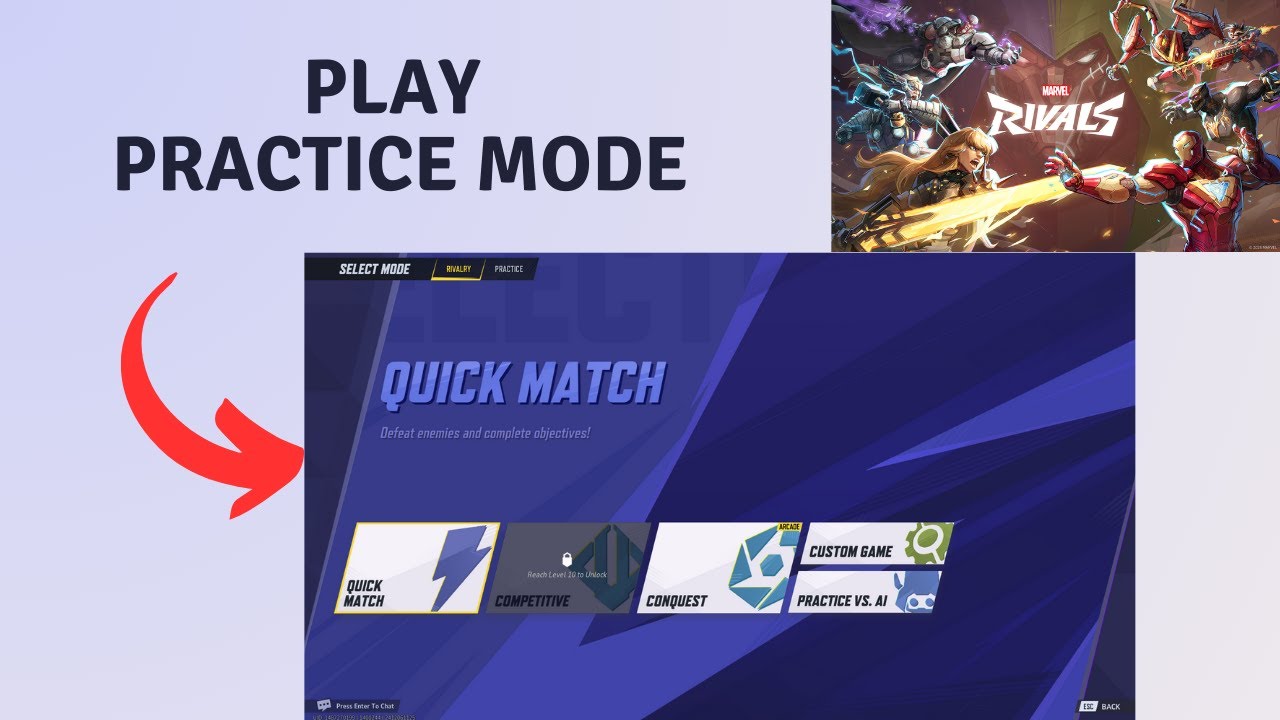 How to Play Practice mode in Marvel Rivals - YouTube