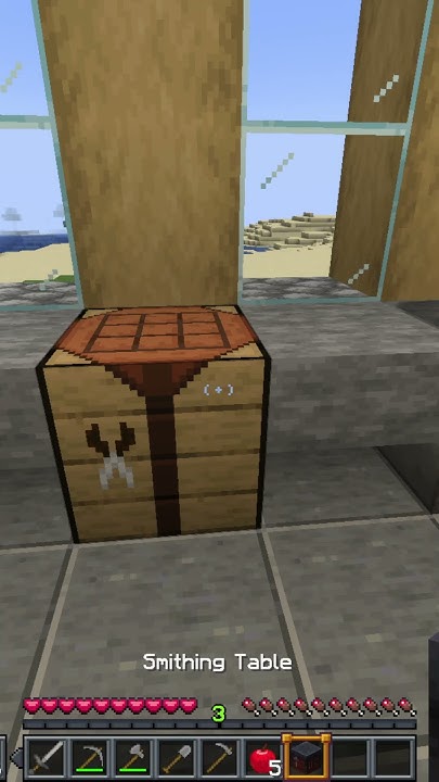 Minecraft Guide: How to craft Smithing Table #shortvideo - YouTube