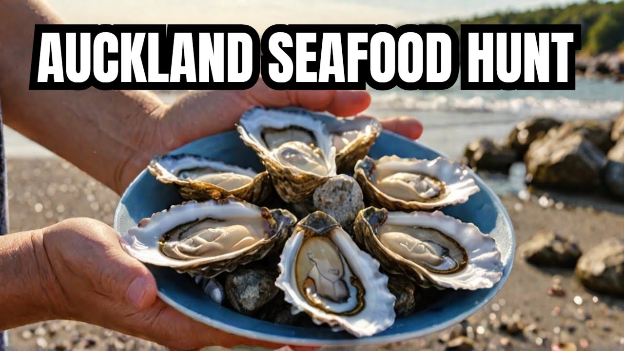 Auckland Foraging for Oysters & Trying Kina! | CATCH AND COOK NZ - YouTube