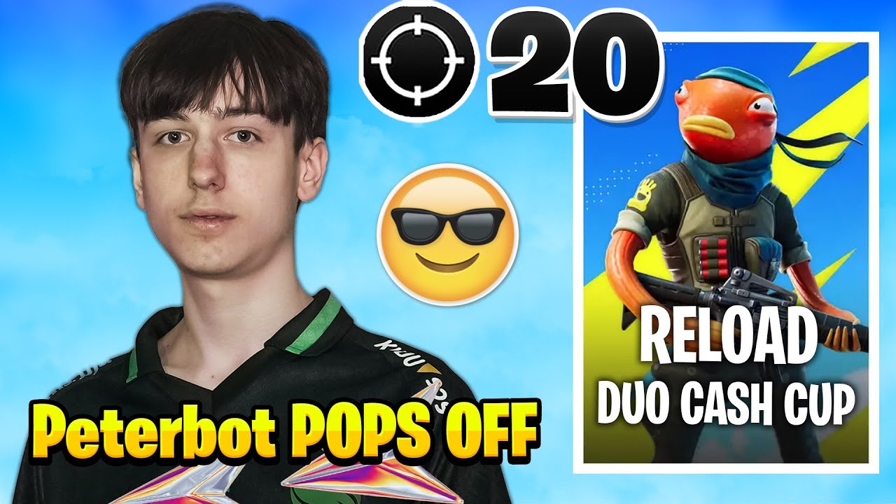 Peterbot DEMOLISHES the Lobby in Reload Duo Cash Cup! - YouTube