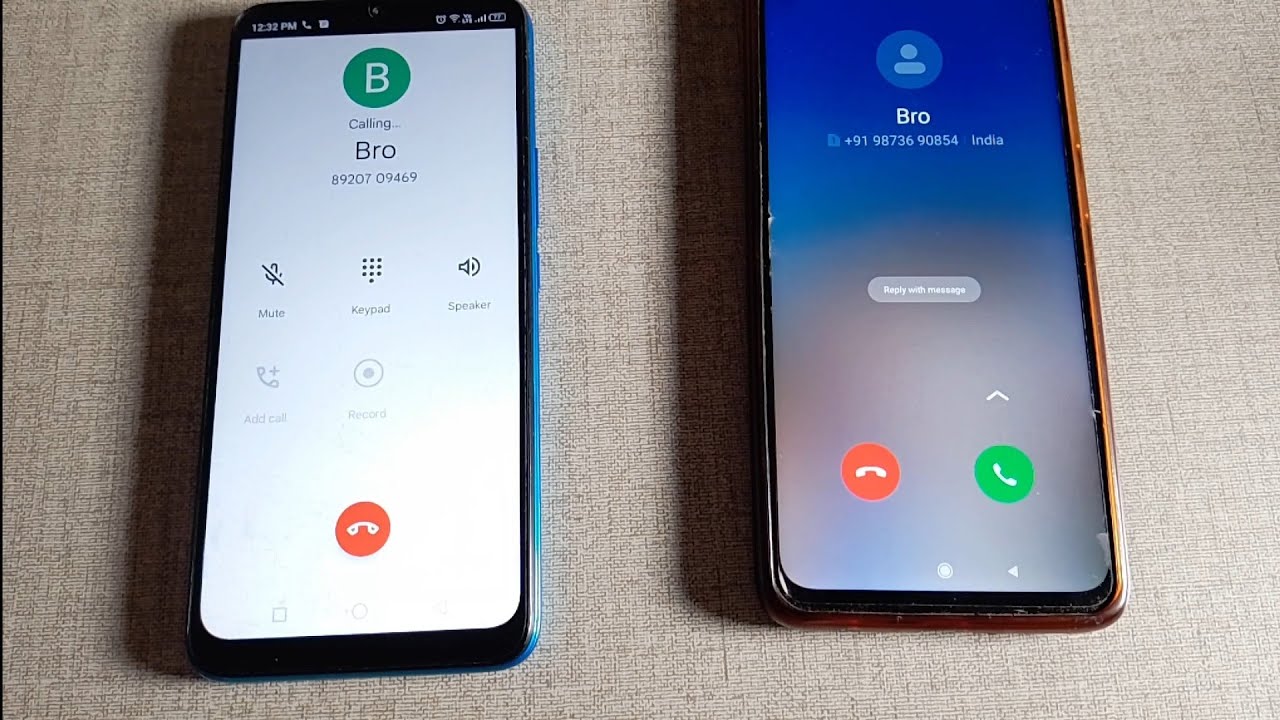 Xiaomi Redmi A1+ Incoming call impression | Redmi original calling ...