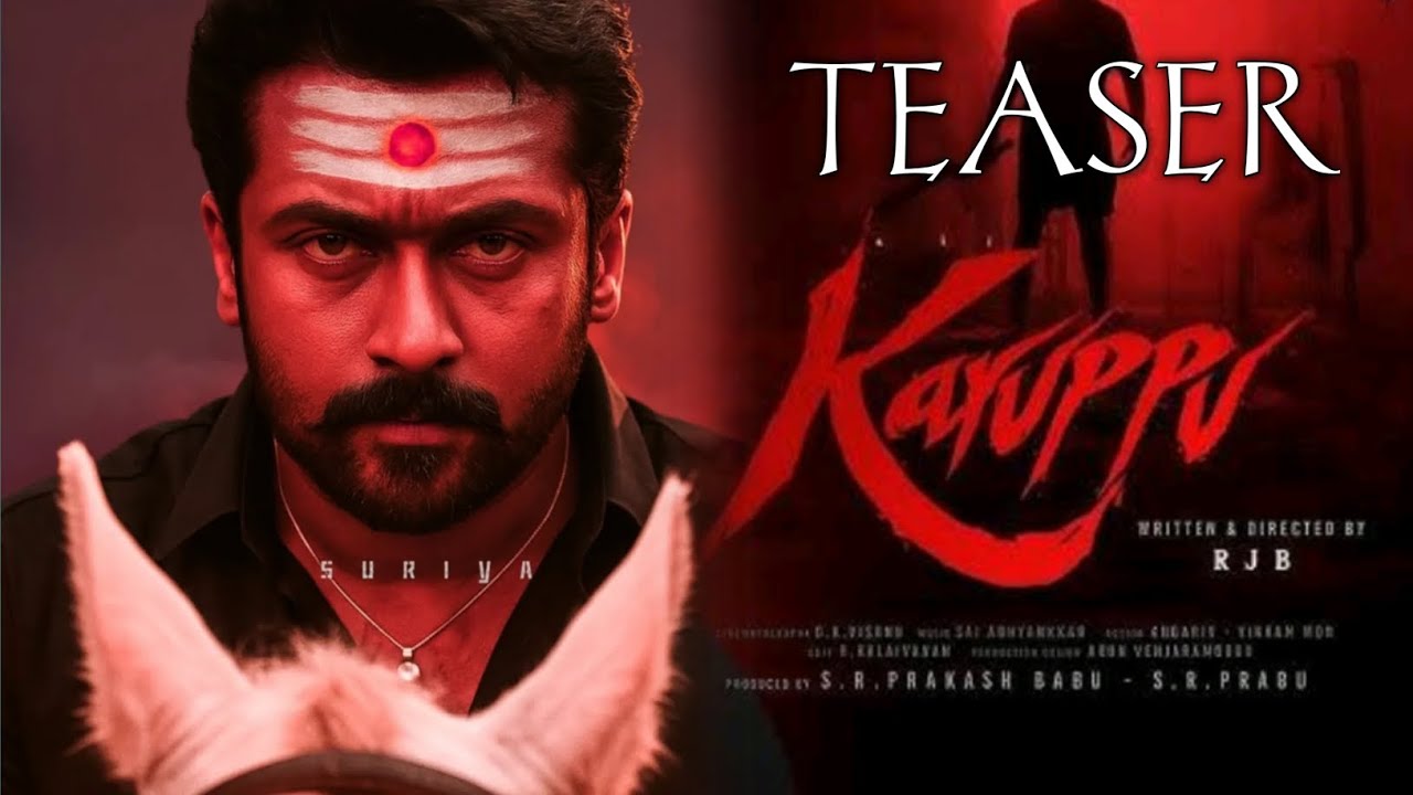 Surya 45 Karuppu Official Teaser | Surya | Trisha | RJ Balaji | Sai ...