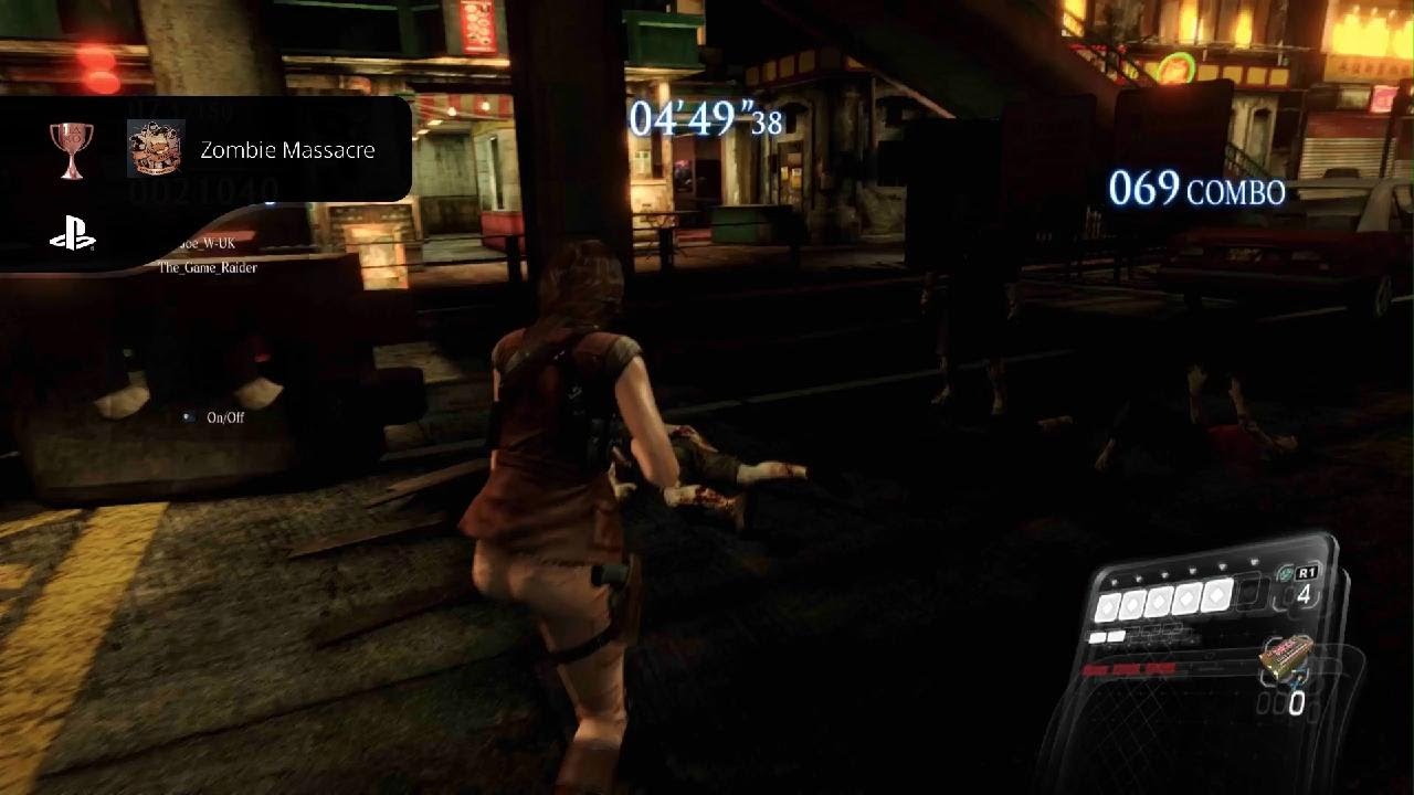 RESIDENT EVIL 6 Zombie massacre Trophy capture - YouTube