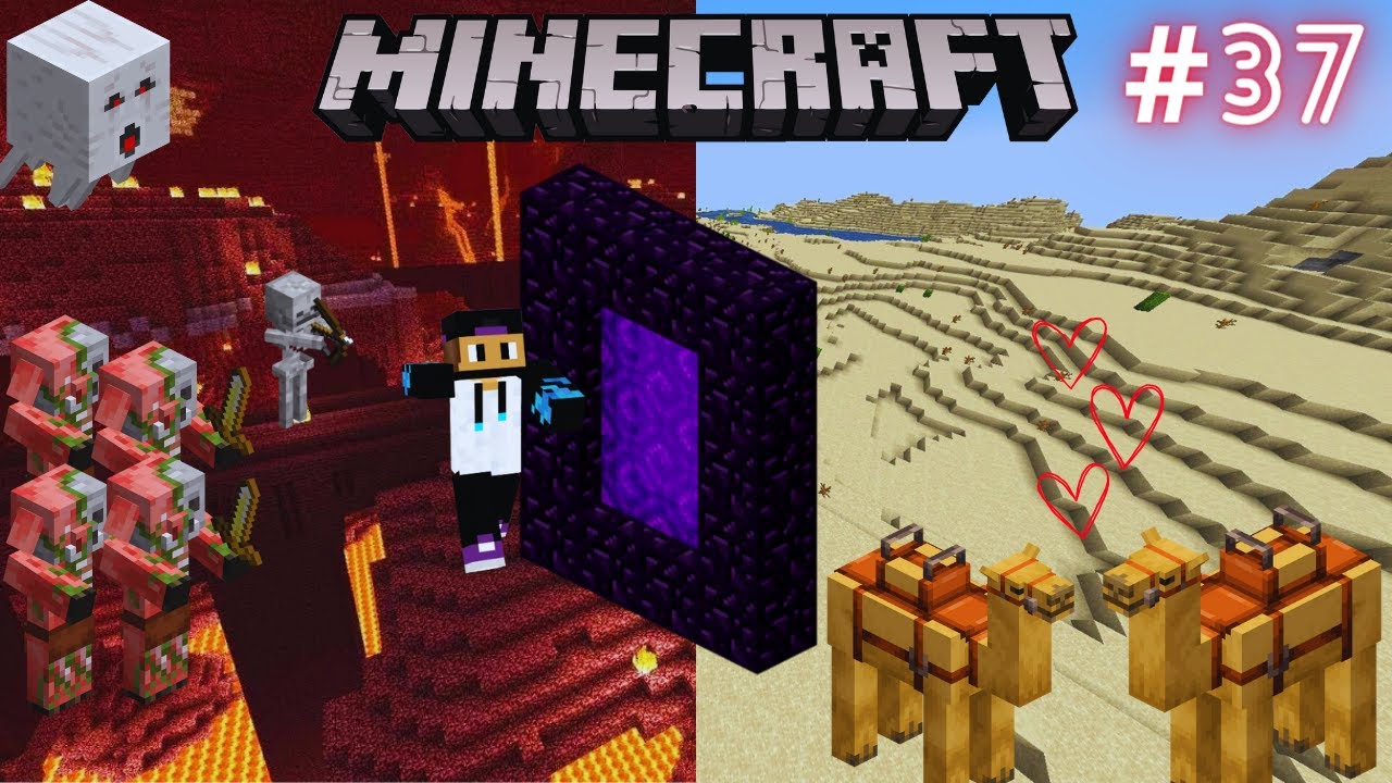 DE VOLTA AO DESERTO | MINECRAFT #37 - YouTube