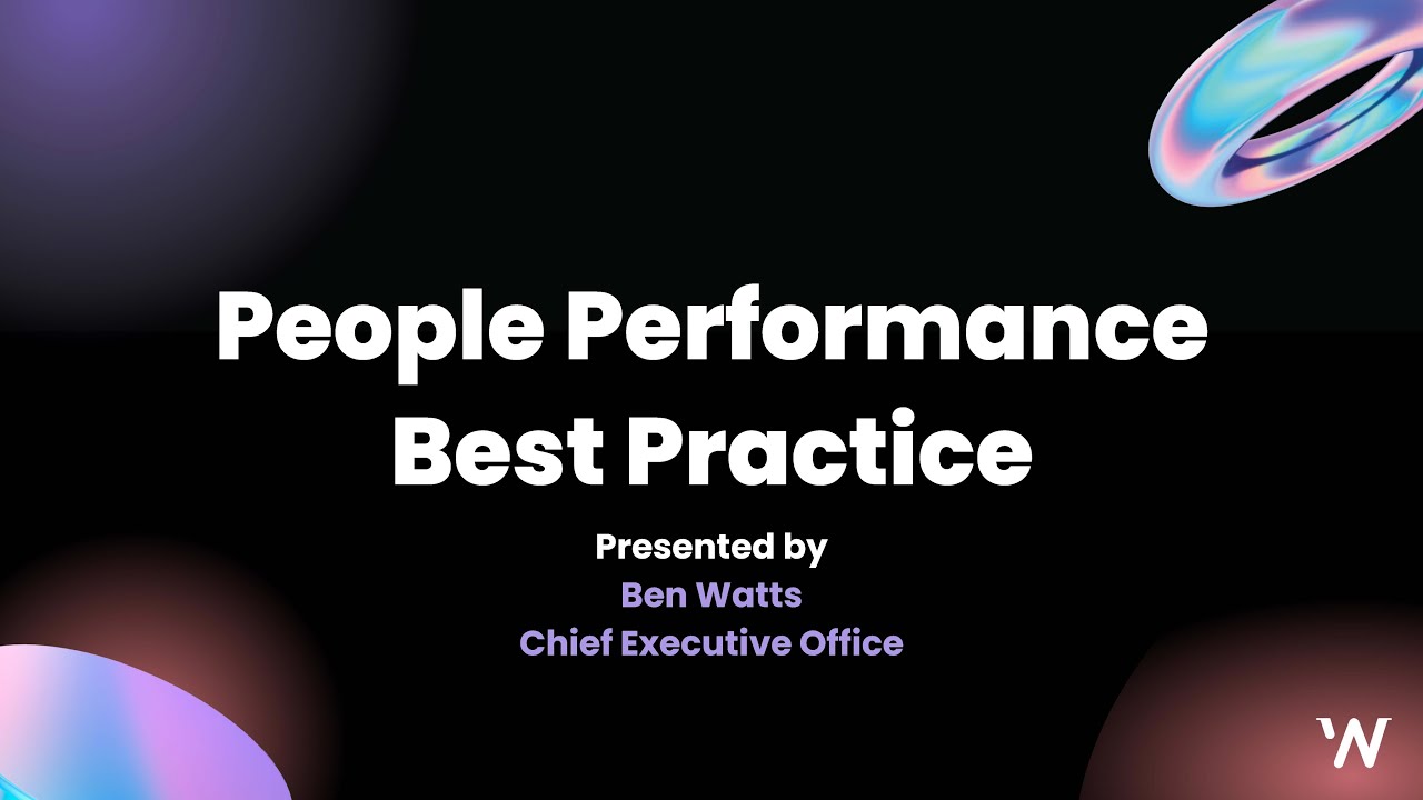Best Practice People Performance - presented by Ben Watts at Gold Coast ...