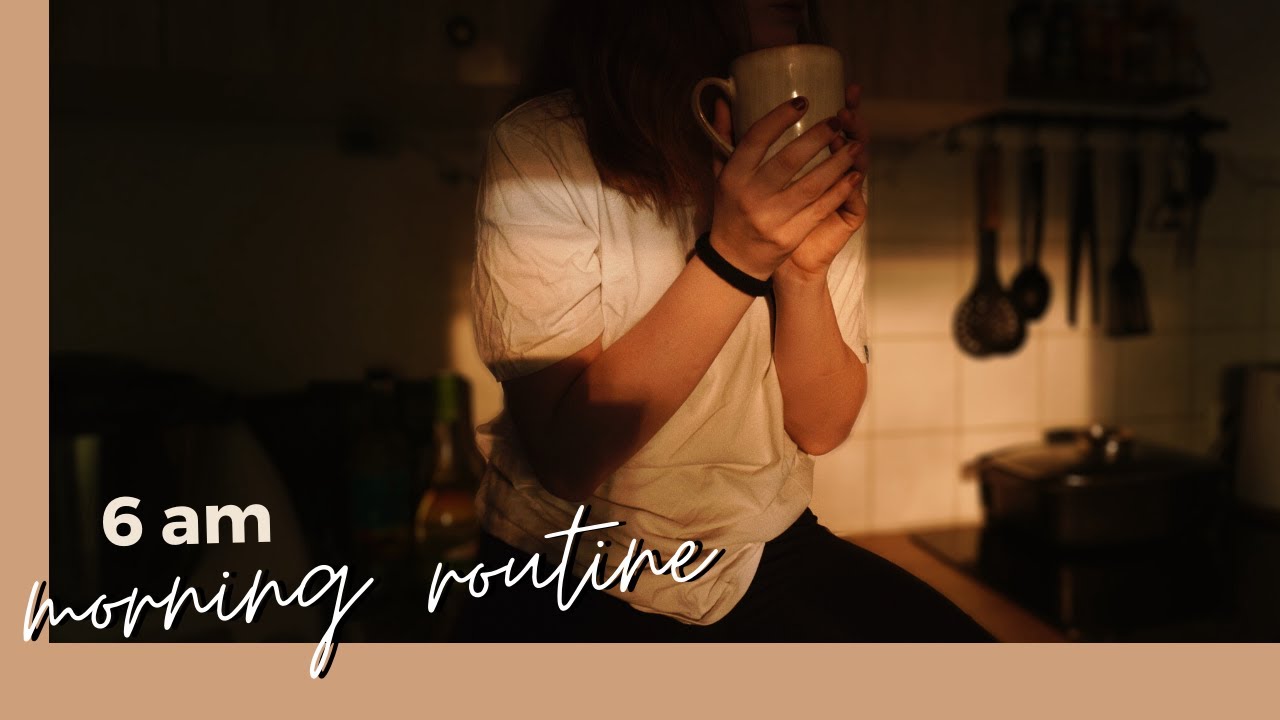 6 AM MORNING ROUTINE | Self Care and Productivity // stdybel - YouTube