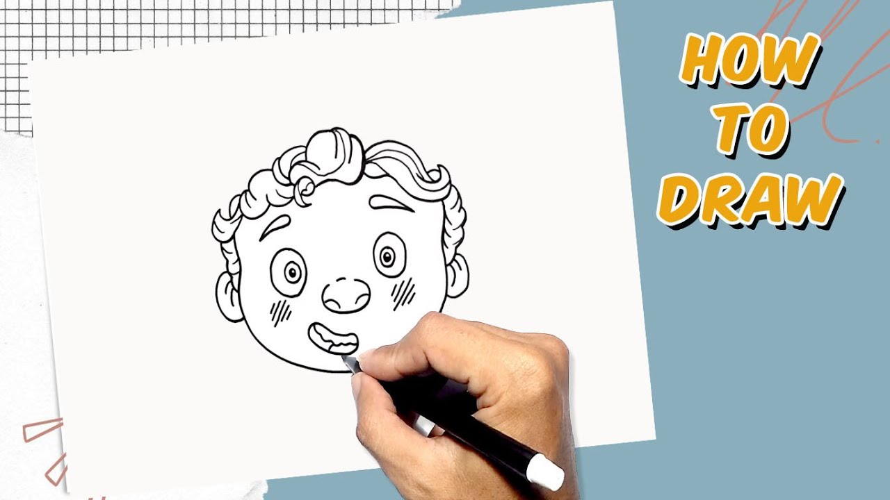 How to Draw Luca || Luca Face - YouTube