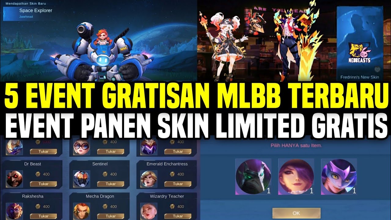 5 EVENT GRATISAN TERBARU MLBB KLAIM SKIN GRATIS, EVENT STARWARS, DAN ...