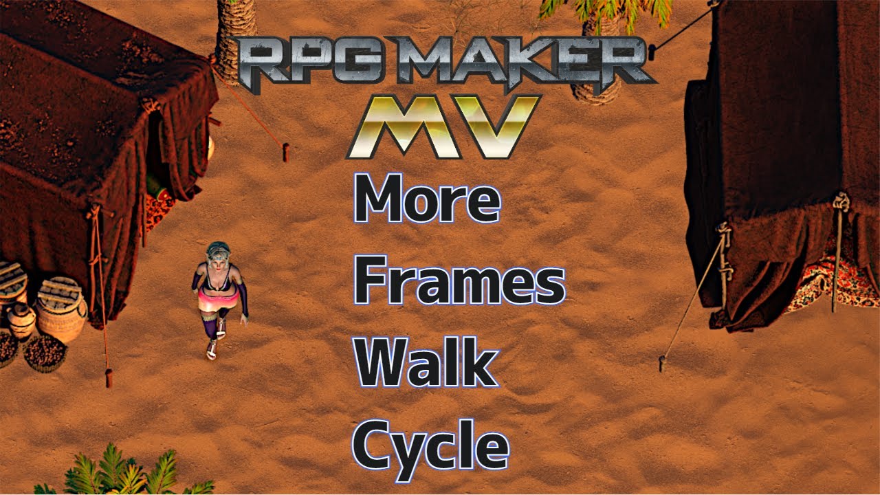 RPG Maker | Updated Walk Cycle -- Map Perception Change - YouTube