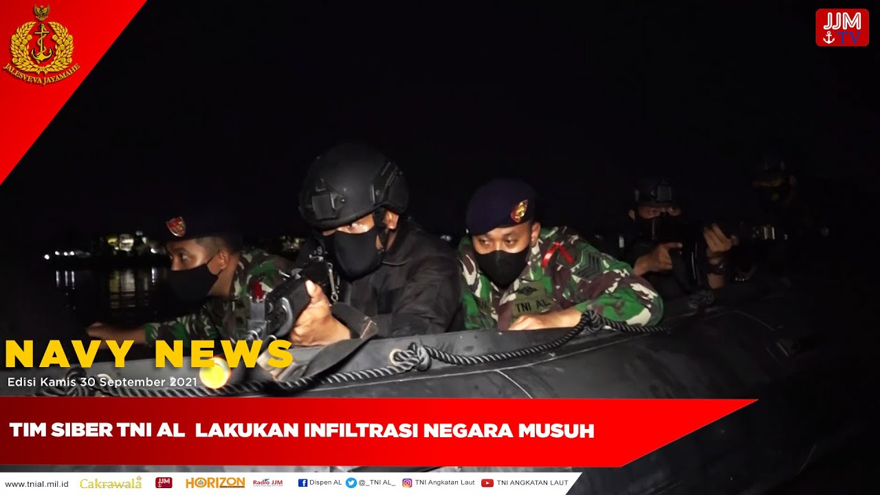Navy News - TIM SIBER TNI AL LAKUKAN INFILTRASI NEGARA MUSUH - YouTube