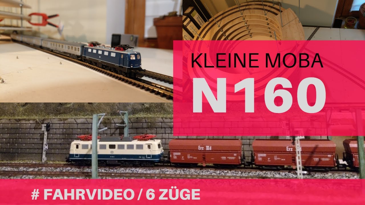 Fahrvideo Modelleisenbahn Spur N / Märklin Cs3 /Traincontroller / Modell Railroad N Scale Helix ...