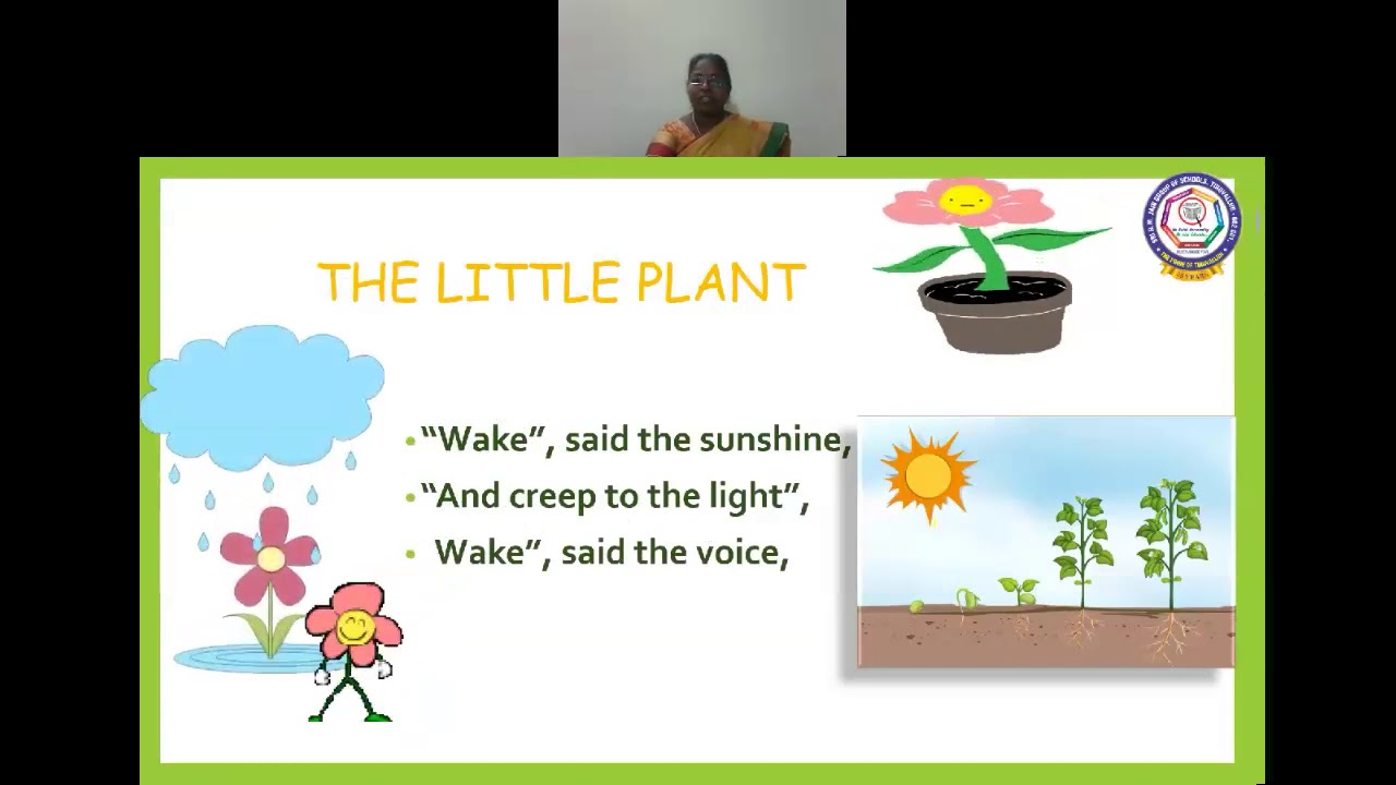 Matriculation - Class - II - English - Poetry - The Little Plant - YouTube