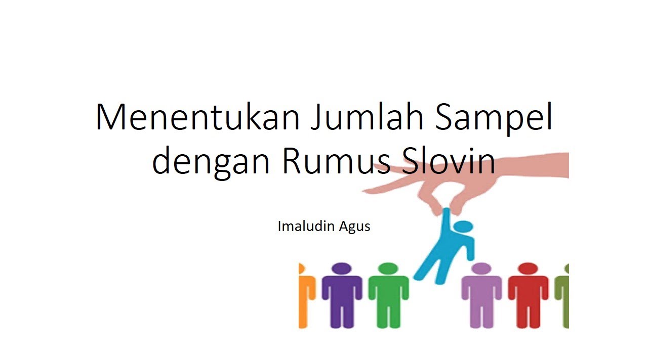 Menerapkan rumus slovin untuk menentukan jumlah sampel - YouTube