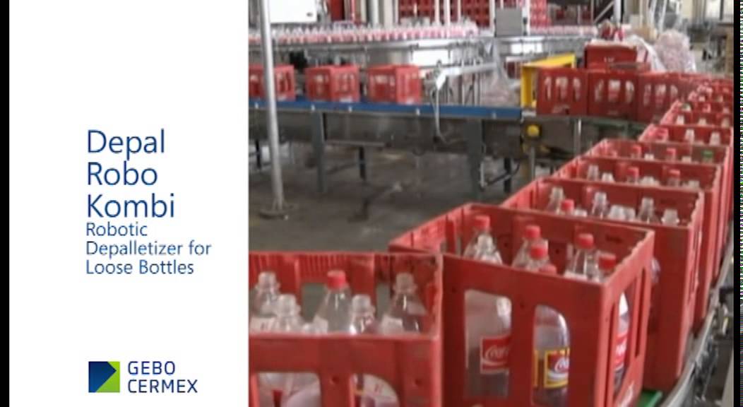 Robotic depalletizer for crates, packs and loose bottles : Depal Robo ...