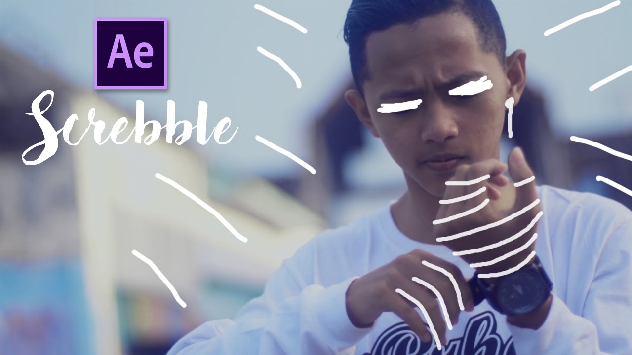 After Effect Tutorial Scribble (indonesia) - YouTube