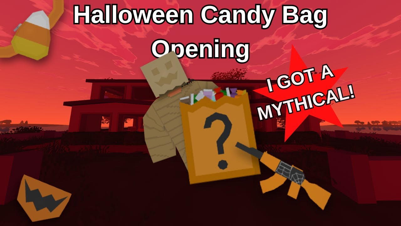 Unturned Halloween Candy Bag Opening (I GOT A MYTHICAL) - YouTube