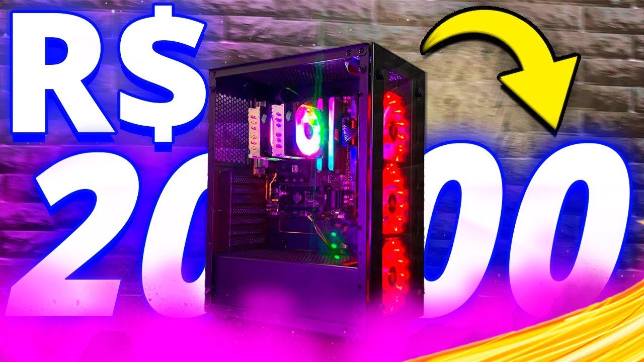 ESSE PC GAMER DE 2000 REAIS FICOU FANTÁSTICO E MUITO FORTE! TESTE EM ...
