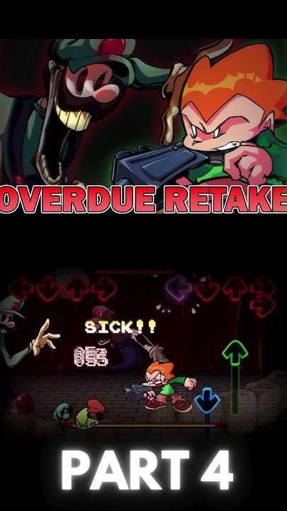 FNF MARIO MADNESS V2 / Overdue Retake Remix PART 4 [Playable] (friday night funkin) #shorts ...