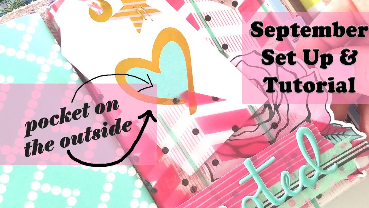 DIY Printed Acetate with outside POCKET | September Set-Up | Fairytale ...