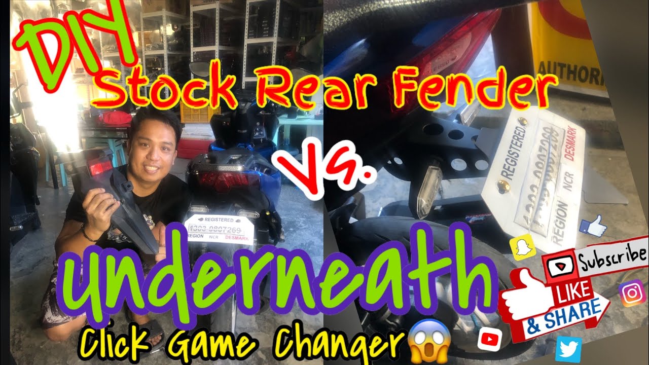 DIY Convert underneath your honda click game changer😱🤪 - YouTube