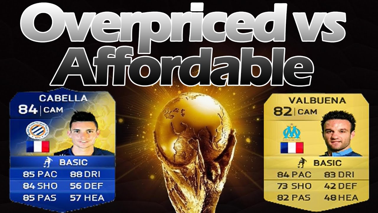Fifa 14 Overpriced vs Affordable Episode 3 TOTS Cabella vs Valbuena ...