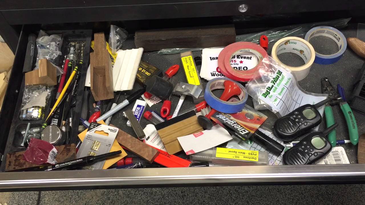 Inside The Drawers Of My Tool Cart - 2-26-16 - YouTube