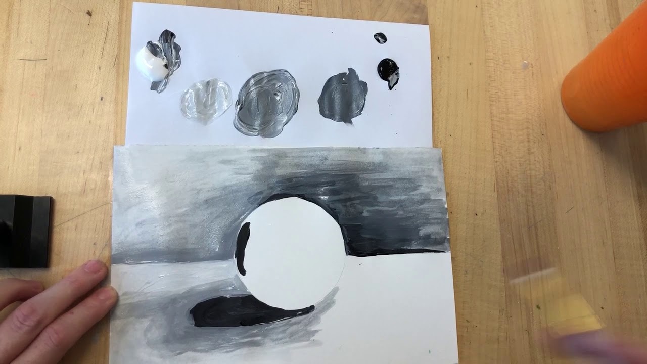Year 4 tonal gradient sphere - YouTube