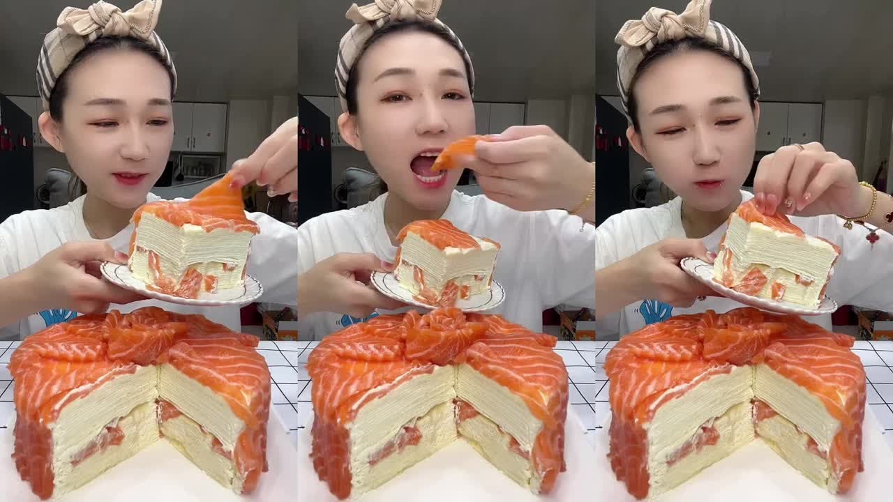 [ASMR] Dessert ll Big Size Chocolate Cake, Fully Cream Mukbang Eating ...