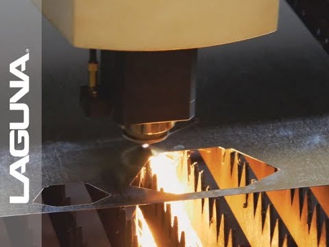Copper Metal Cutting on Laguna Fiber Laser - YouTube