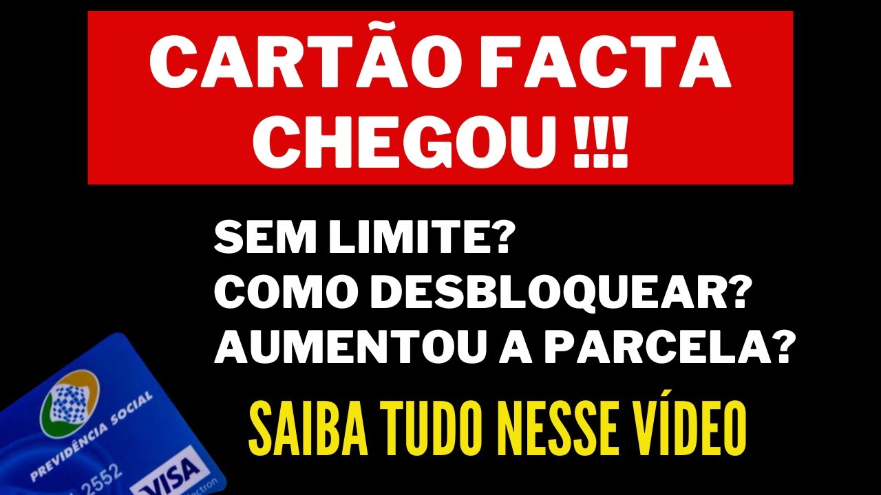 Facta Financeira Desbloquear Cartão - RETOEDU